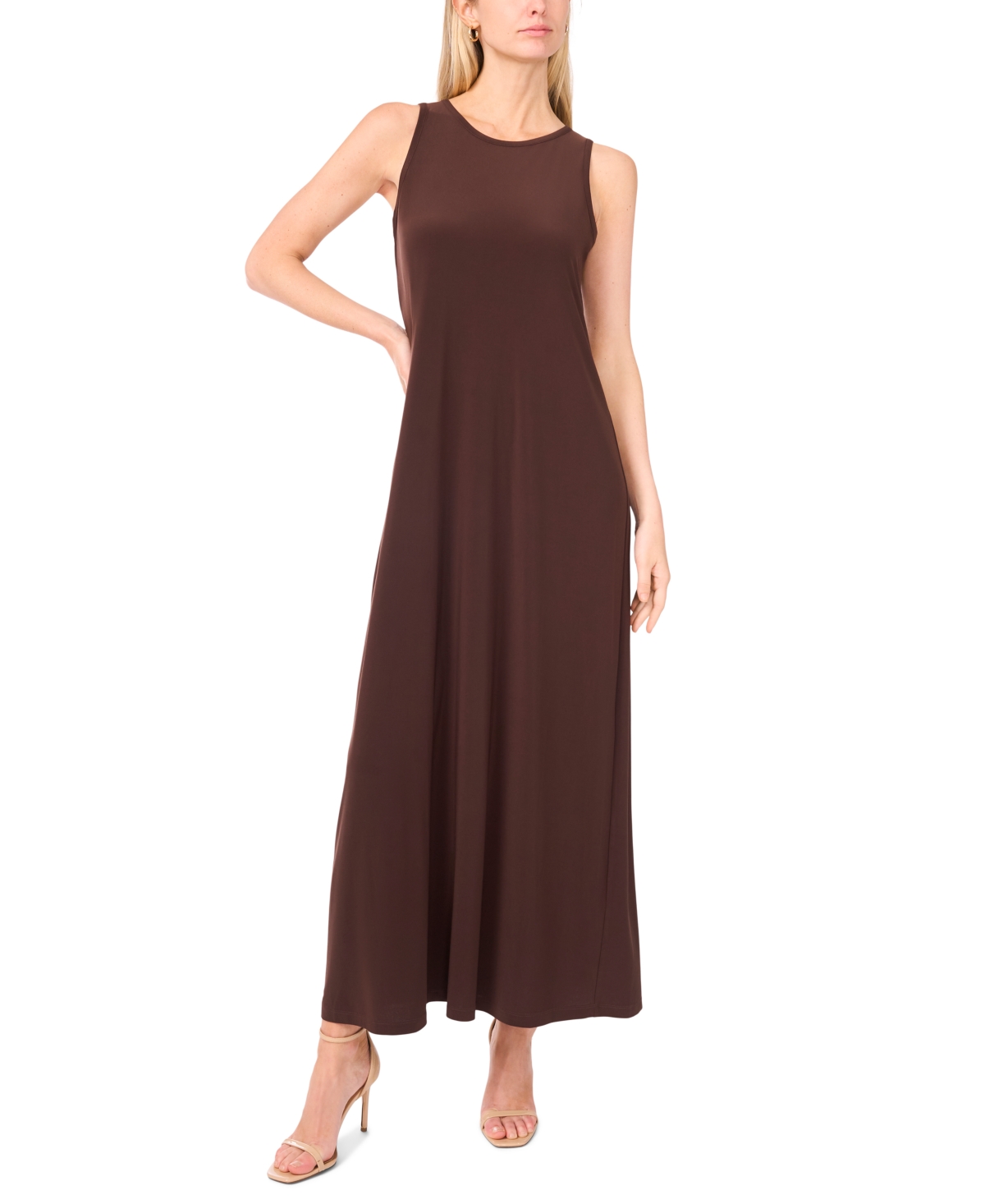 Click here for Vince Camuto Womens Sleeveless Keyhole-Back Crewne... prices