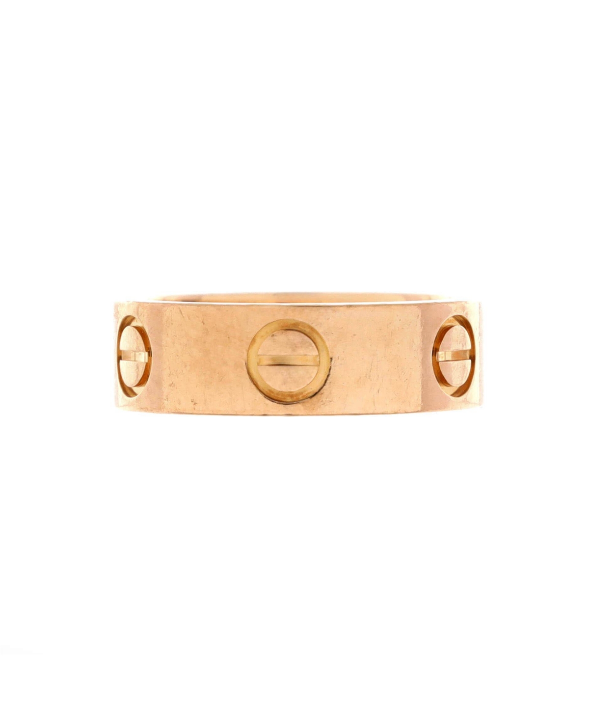 Click here for Pre-Owned Cartier Love Band Ring - 18k rose gold prices