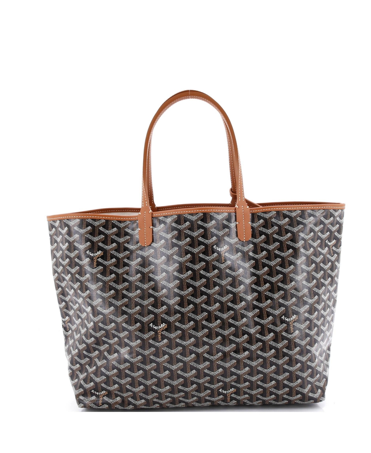 Click here for Pre-Owned Goyard Pm Saint Louis Tote Coated Canvas... prices