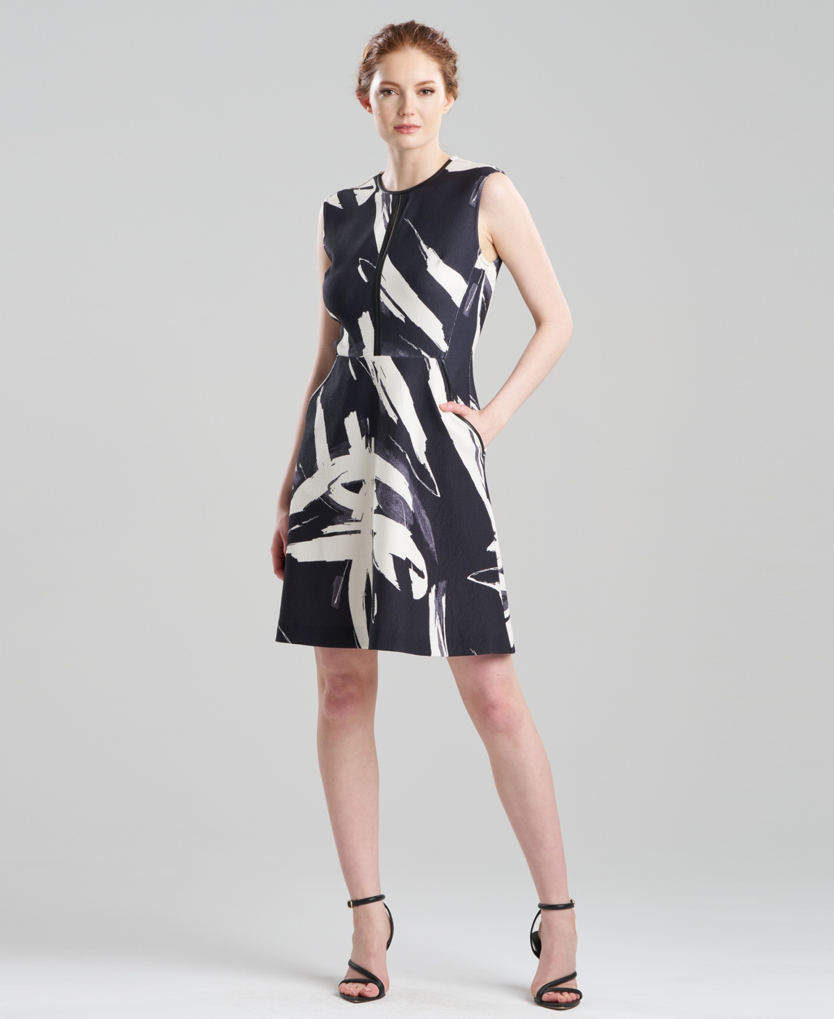Click here for Natori Womens Calligraphy Print Scuba Crepe Dress... prices