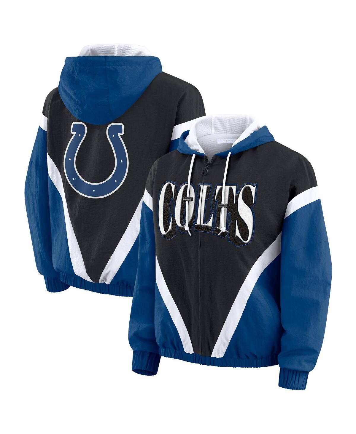 Click here for Wear by Erin Andrews Womens Black/Royal Indianapol... prices