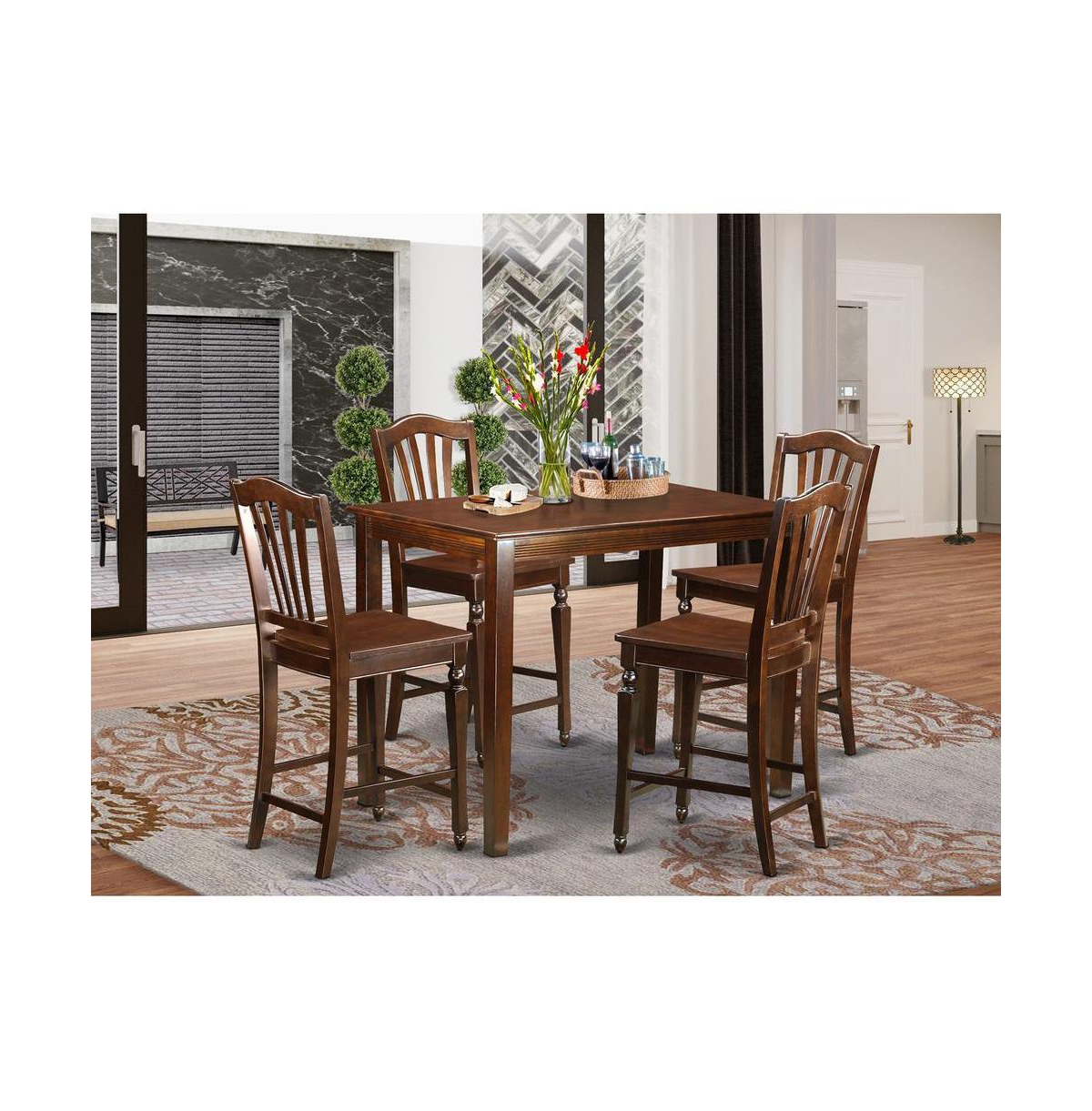 Click here for East West Furniture 5 Pc counter height Table and... prices