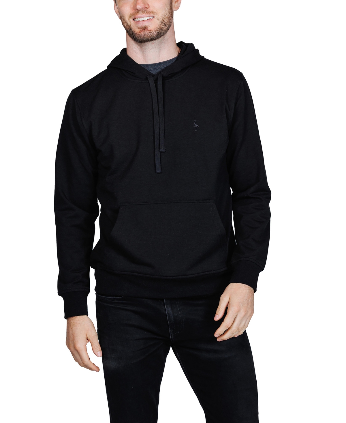Click here for Tailorbyrd Mens Fleece Hoodie - Black prices