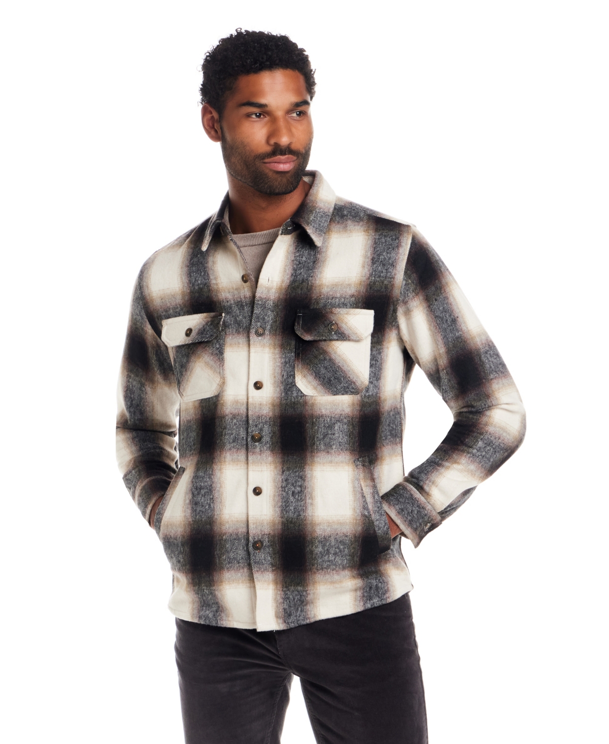 Click here for Weatherproof Vintage Brushed Unlined Shirt Jacket... prices