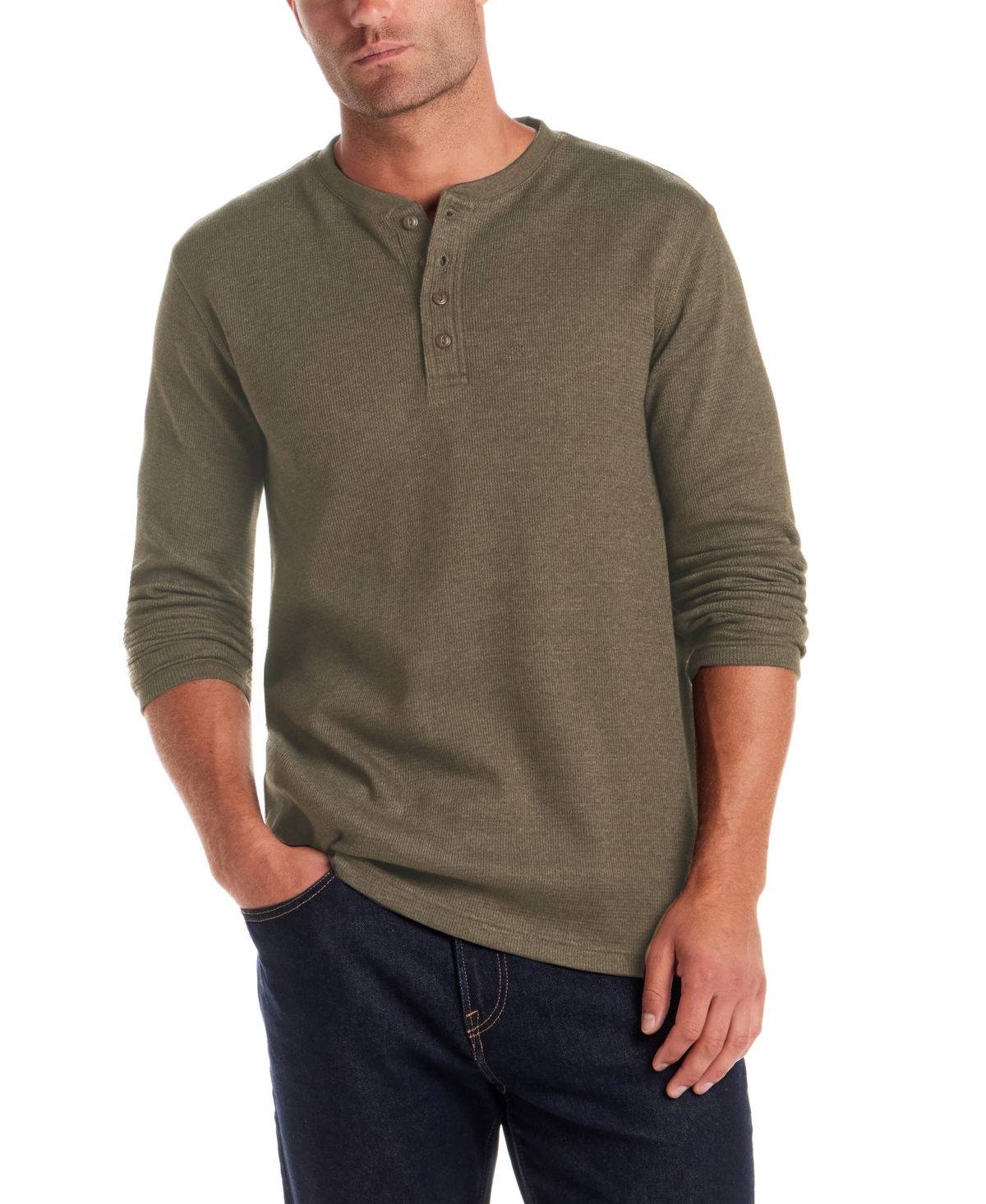 Click here for Weatherproof Vintage Mens Long Sleeved Waffle Henl... prices