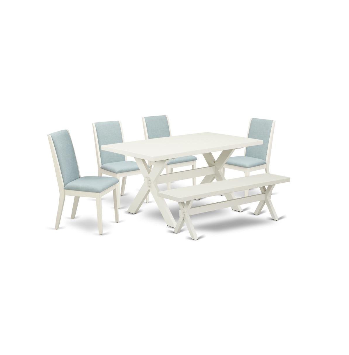 Click here for East West Furniture 6Pc Dinette Sets for Small Spa... prices