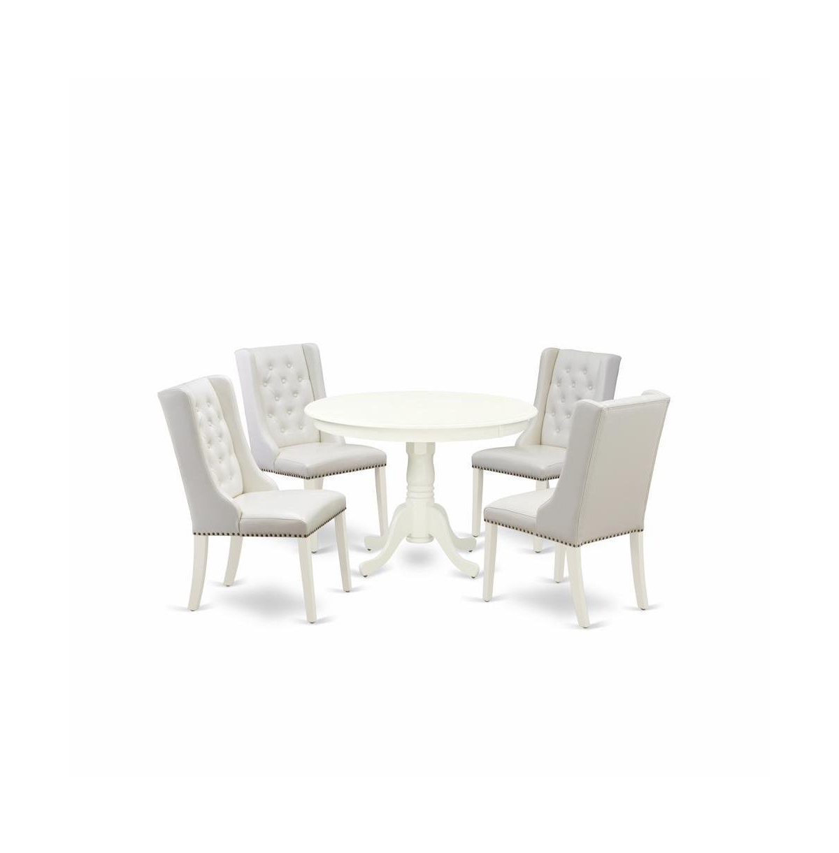 Click here for East West Furniture 5-Piece Dinette Room Set Inclu... prices