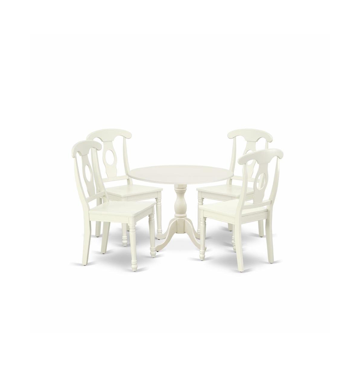 Click here for East West Furniture 5 Piece Dining Set Consists of... prices