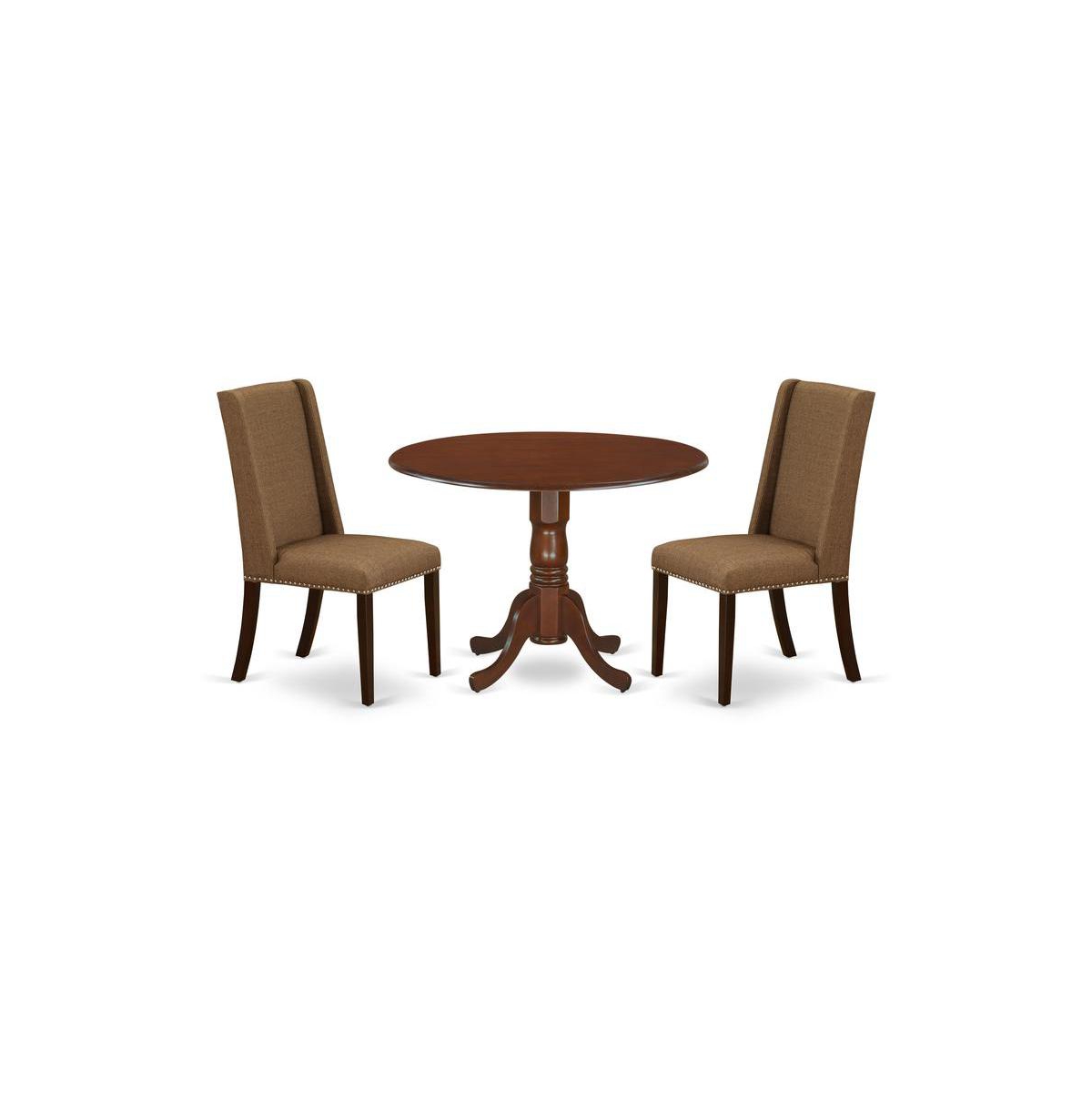 Click here for East West Furniture Dining Room Set Mahogany - Mah... prices