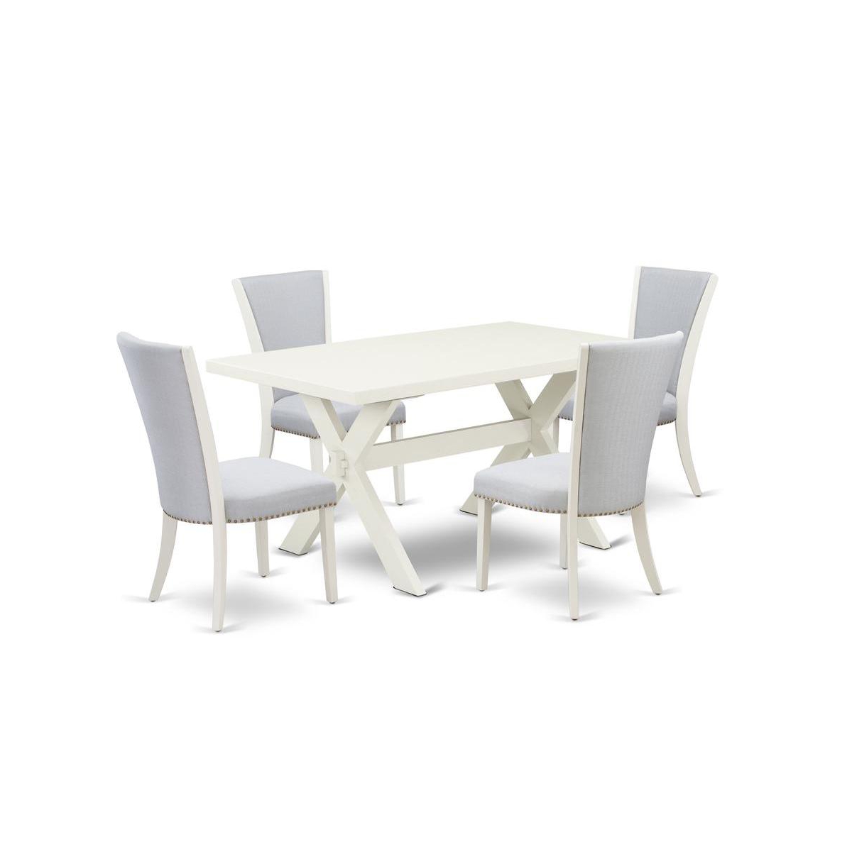 Click here for East West Furniture 5-Piece Dining Set Consists of... prices