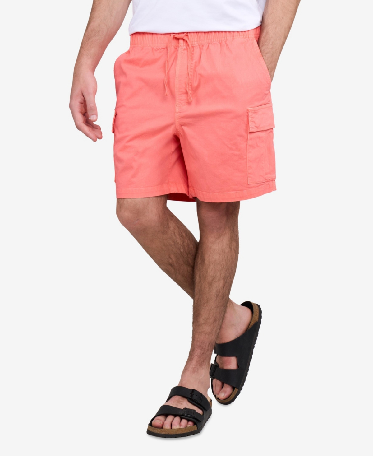 Click here for Xray Mens 6 Inches Elastic Pull On Waistband Twill... prices