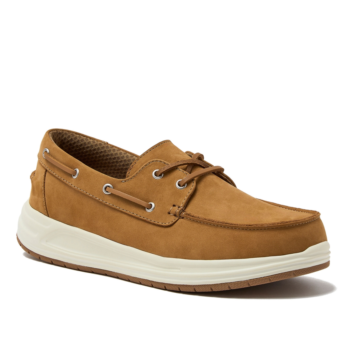 Click here for Lands End Mens Comfort Leather Slip On Boat Shoes... prices