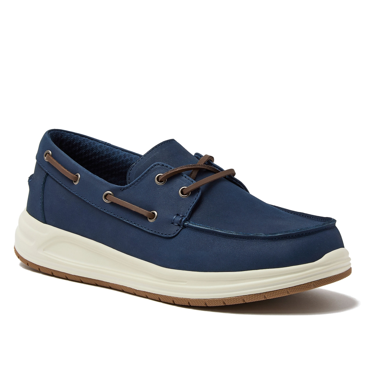 Click here for Lands End Mens Comfort Leather Slip On Boat Shoes... prices