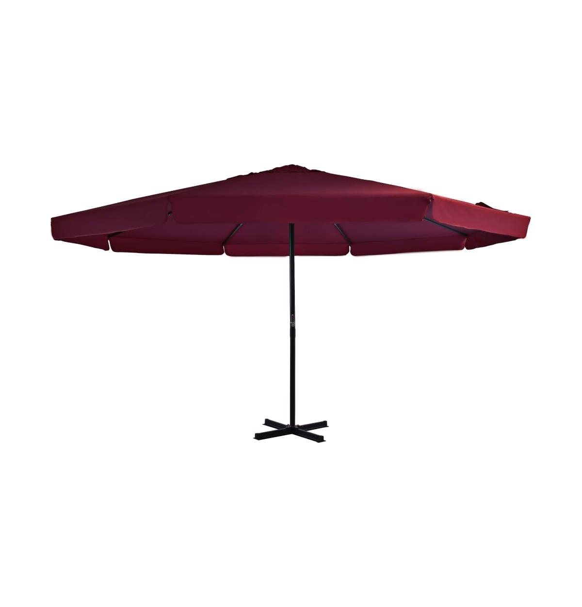 Click here for vidaXL Garden Parasol Bordeaux Red Polyester  Alum... prices