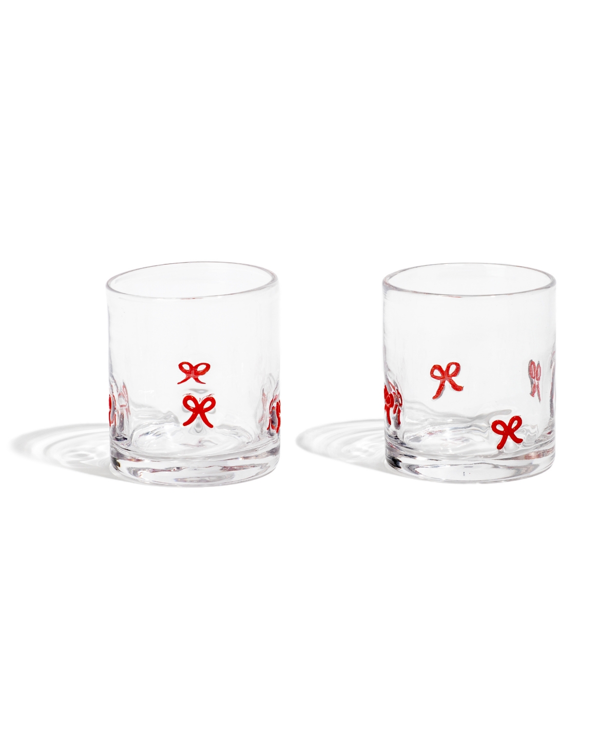 Click here for Thirstystone Bow Icon Glasses  Set of 2 - Clear  R... prices