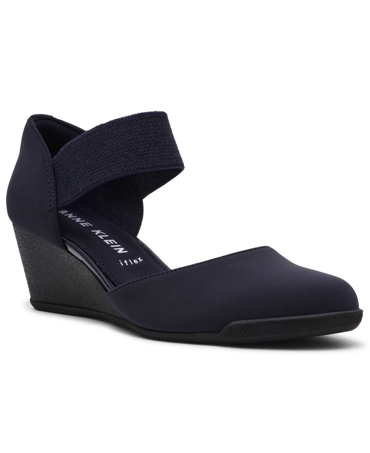 Click here for Anne Klein Womens Tiffany Wedge Heel Pumps - Navy... prices