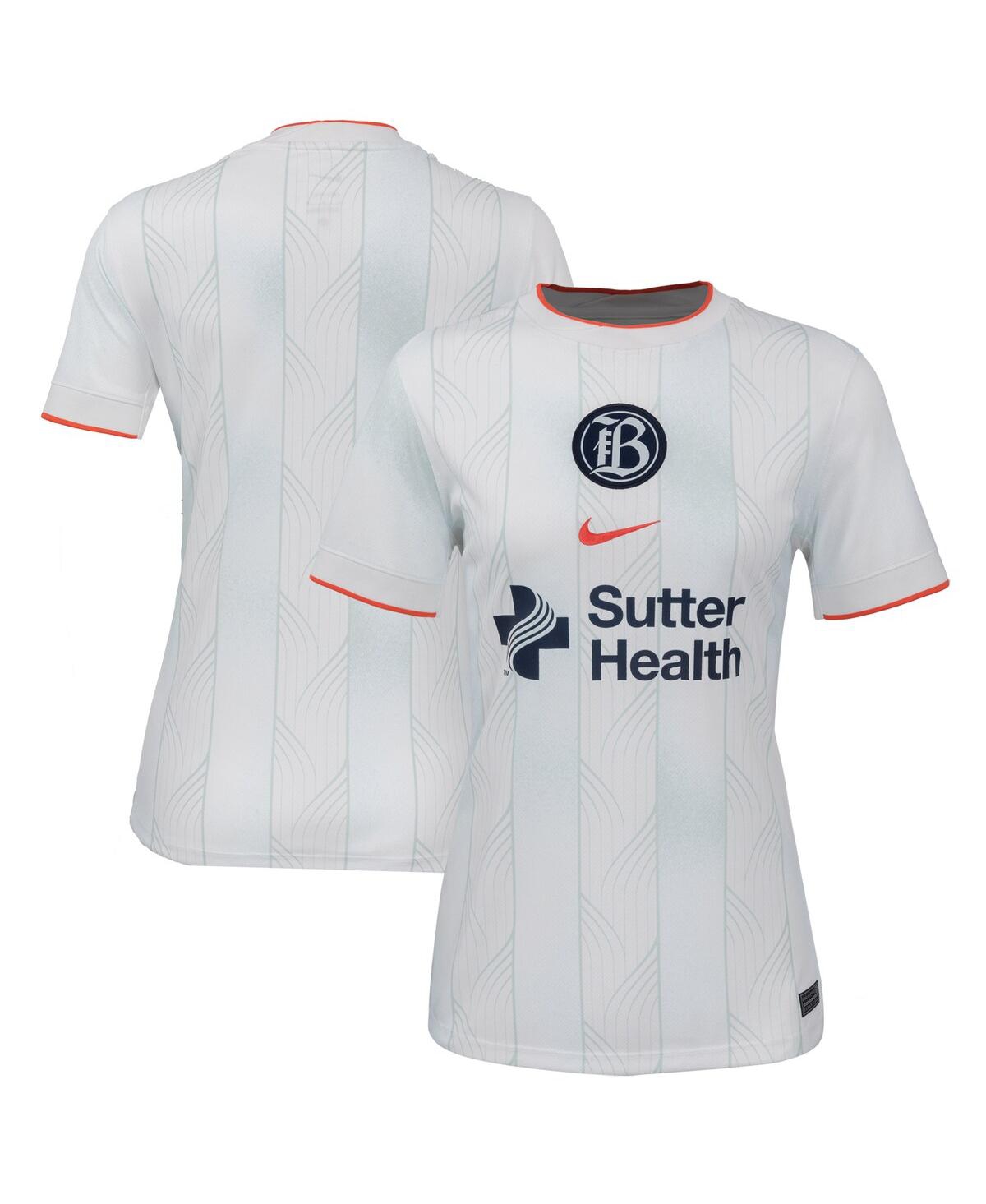 Click here for Nike Womens White Bay Fc 2025 Secondary Stadium Re... prices