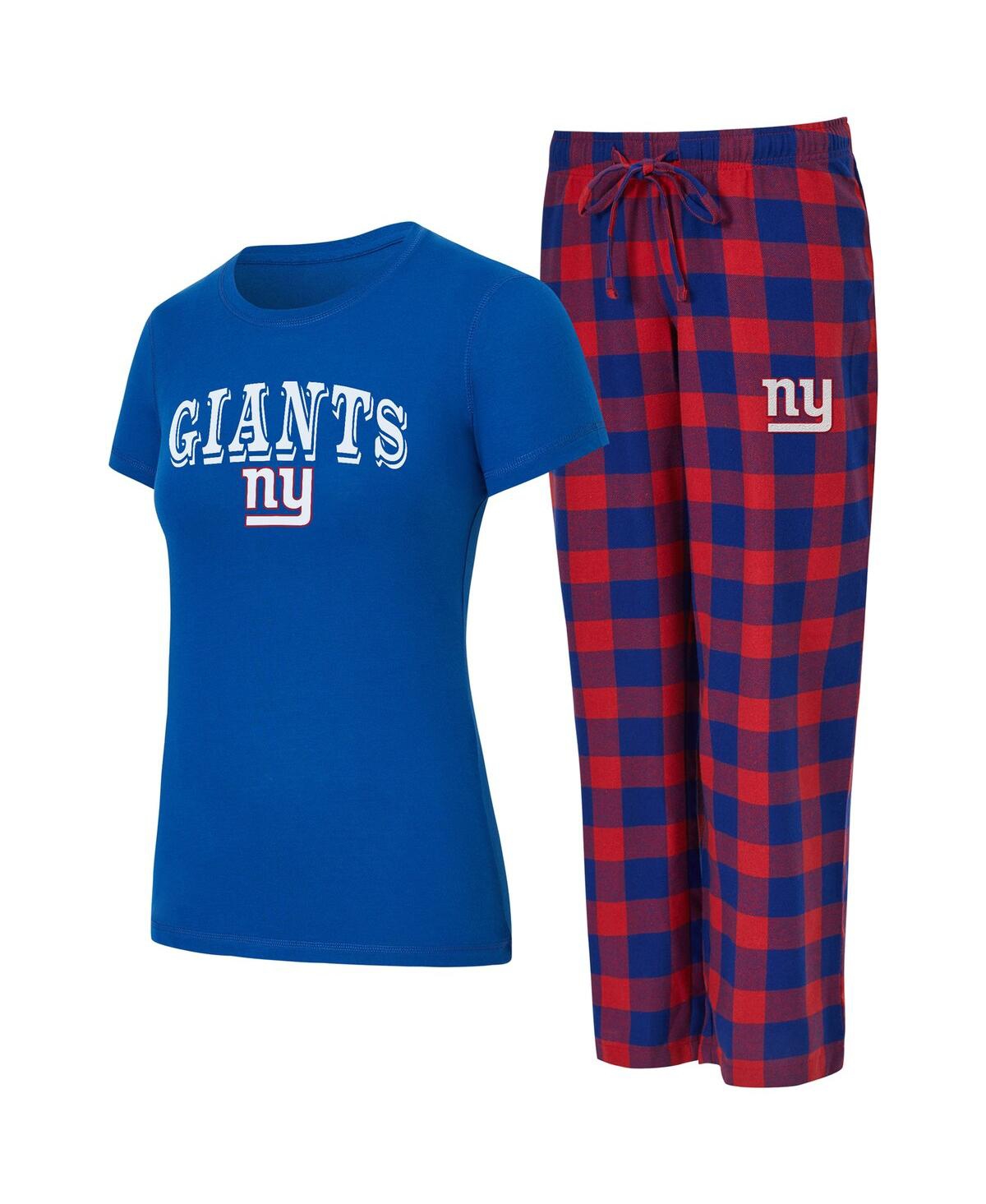 Click here for Concepts Sport Womens 2-Piece Royal/Red New York G... prices