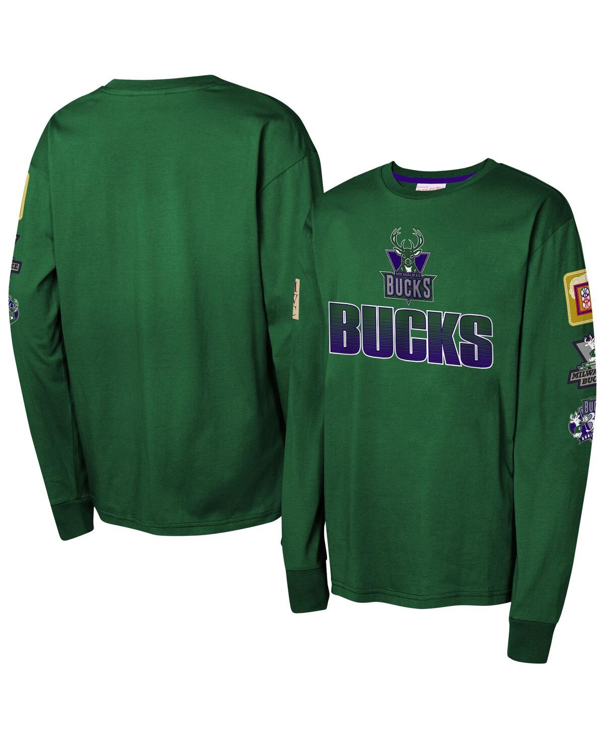 Click here for Mitchell & Ness Big Boys and Girls Hunter Green Mi... prices