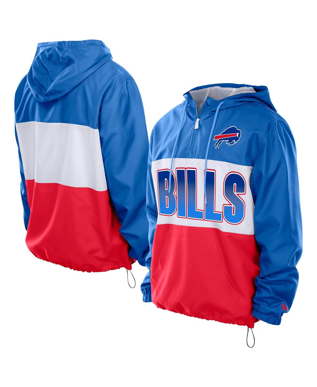 Click here for New Era Mens Royal Buffalo Bills Ripstop Quarter-Z... prices
