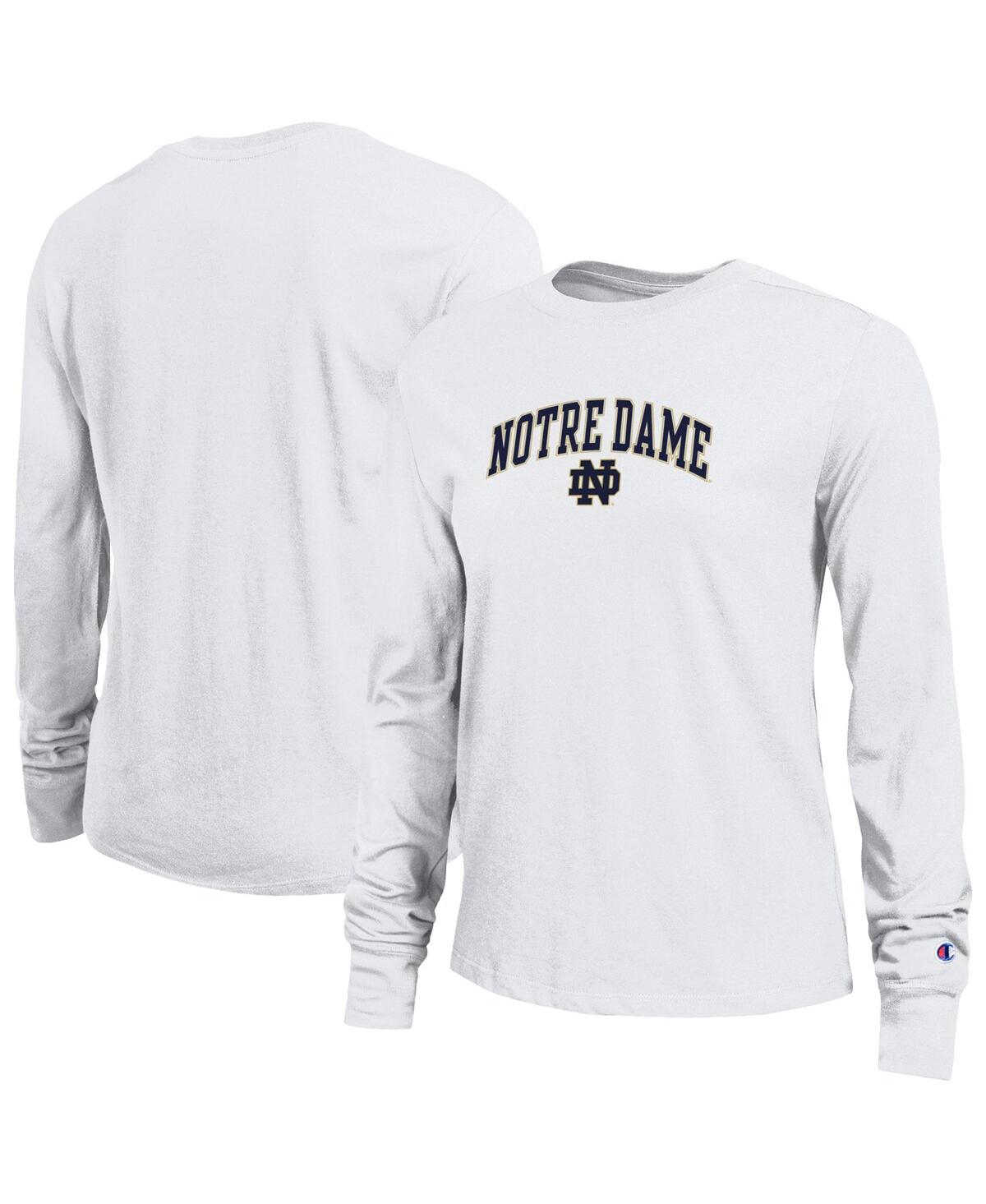 Click here for Champion Womens White Notre Dame Fighting Irish Ar... prices