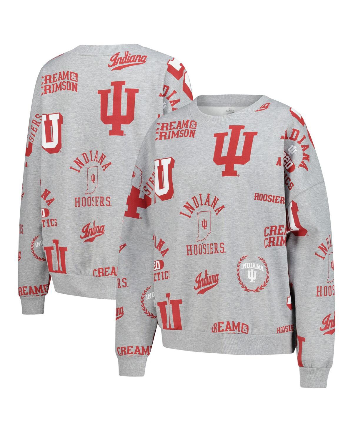 Click here for Gameday Couture Womens Heather Gray Indiana Hoosie... prices