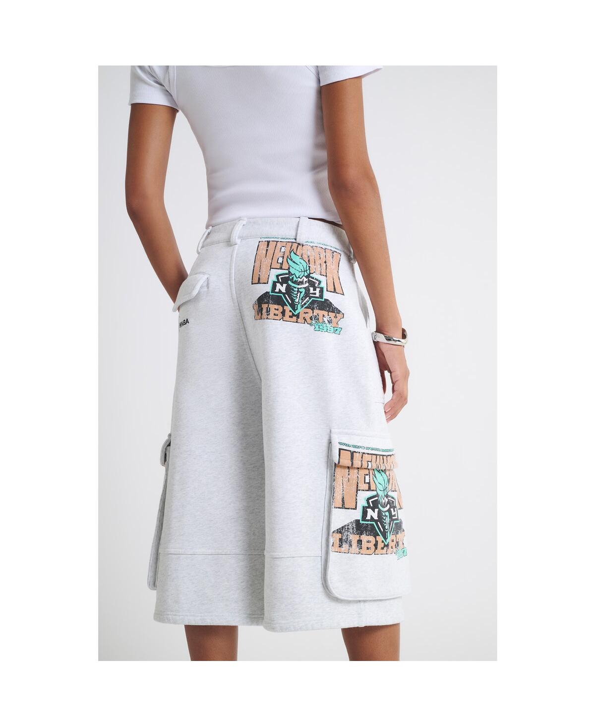 Click here for Off Season Womens Heather Gray New York Liberty Fl... prices