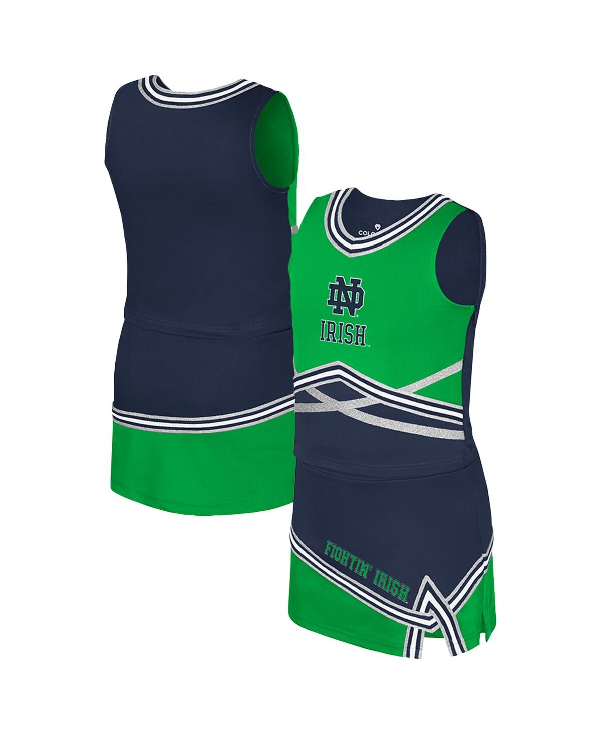Click here for Colosseum Big Girls 2-Piece Navy Notre Dame Fighti... prices