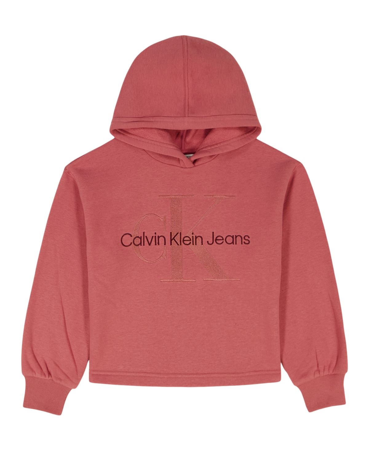 Click here for Calvin Klein Girls 7-16 Crossover Neck Cropped Pul... prices