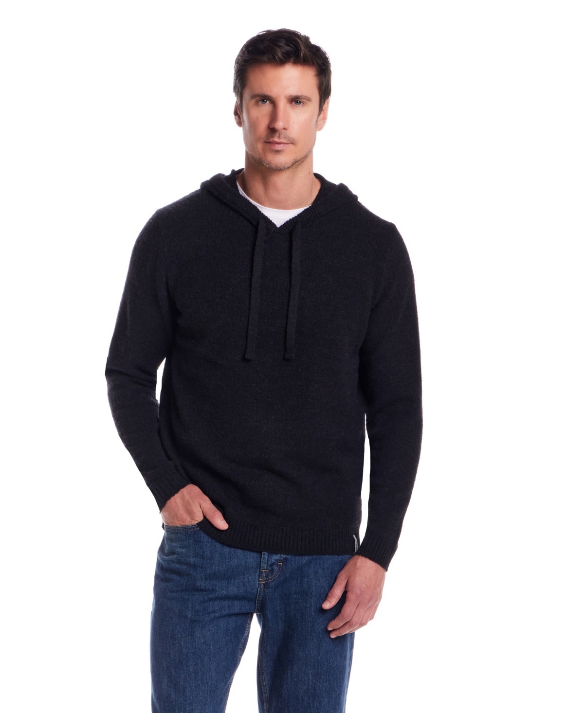 Click here for Weatherproof Vintage Mens Textured Quarter-Zip Swe... prices