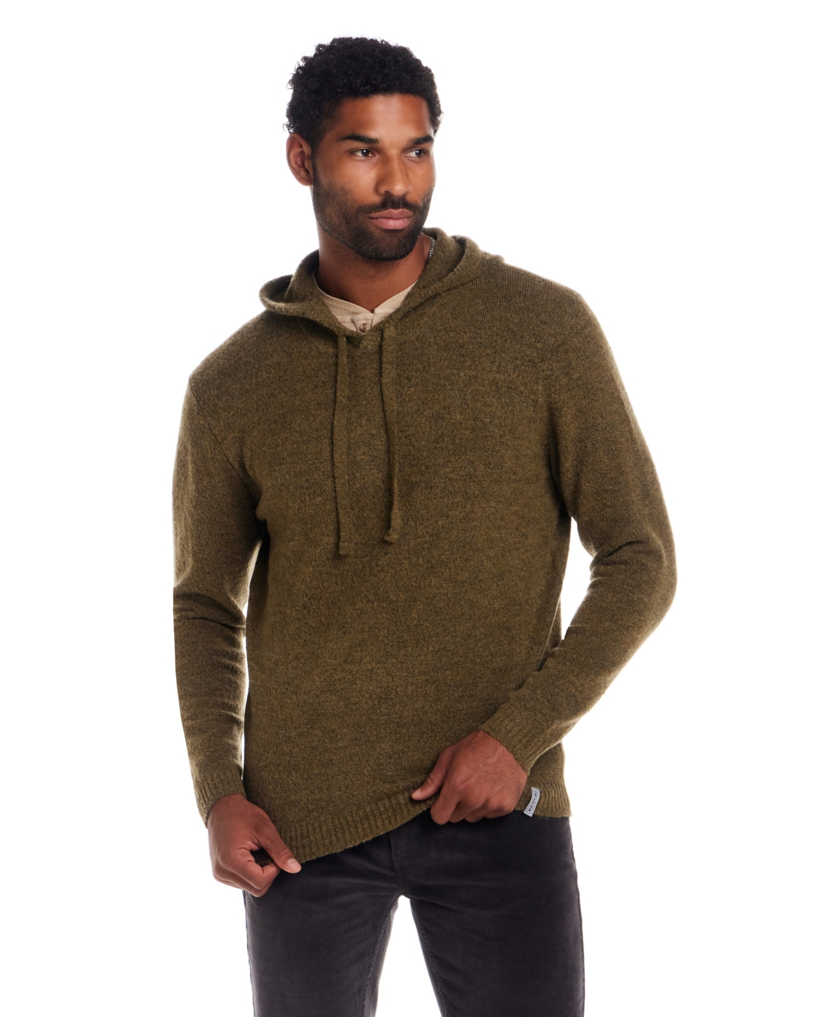 Click here for Weatherproof Vintage Mens Textured Quarter-Zip Swe... prices