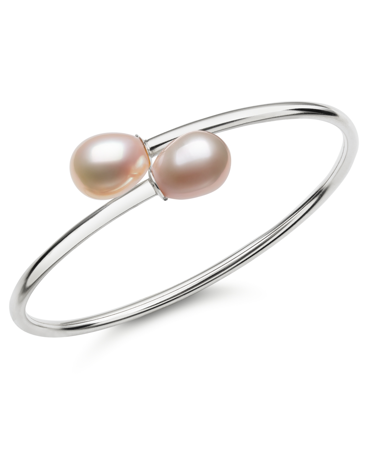 Belle de Mer Cultured Freshwater Pearl (8-9mm) Bracelet in Sterling Silver - Assorted