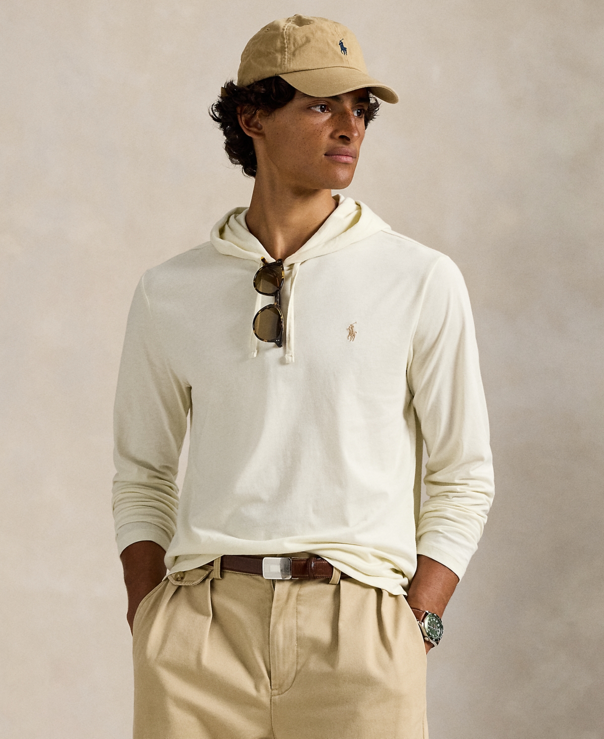 Click here for Polo Ralph Lauren Mens Jersey Hooded T-Shirt - Par... prices