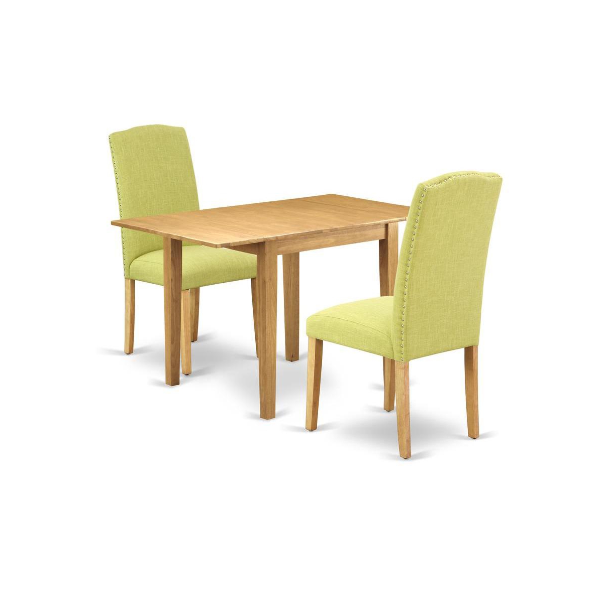 Click here for East West Furniture Dining Room Set Oak  NDEN3-oak... prices