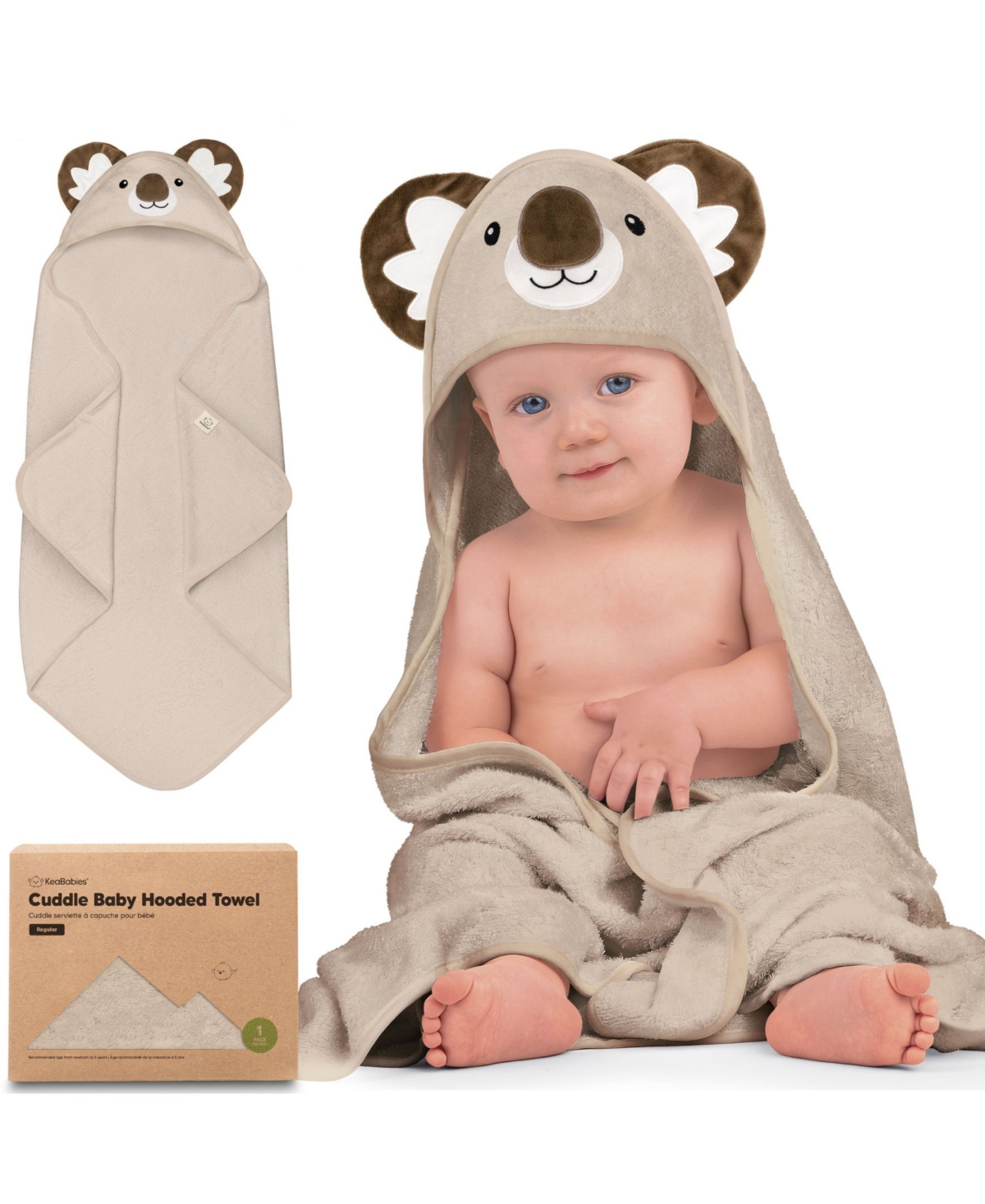 Click here for KeaBabies Cuddle Baby Hooded Towel  Baby Bath Towe... prices