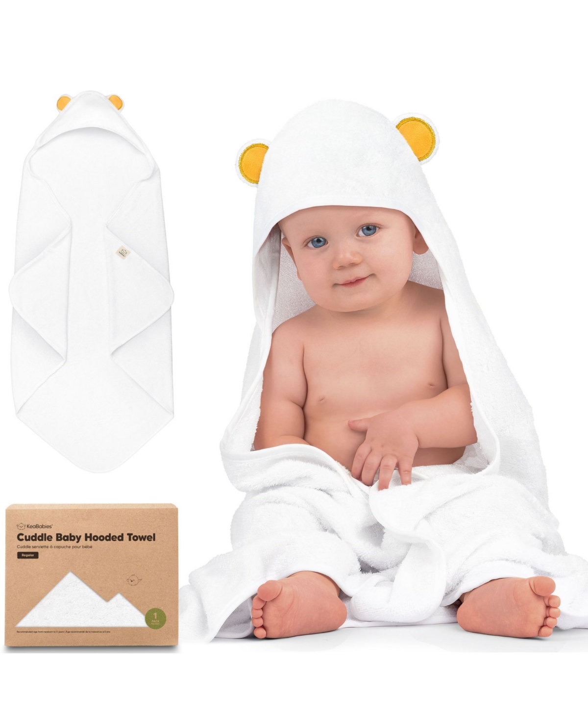 Click here for KeaBabies Cuddle Baby Hooded Towel  Baby Bath Towe... prices