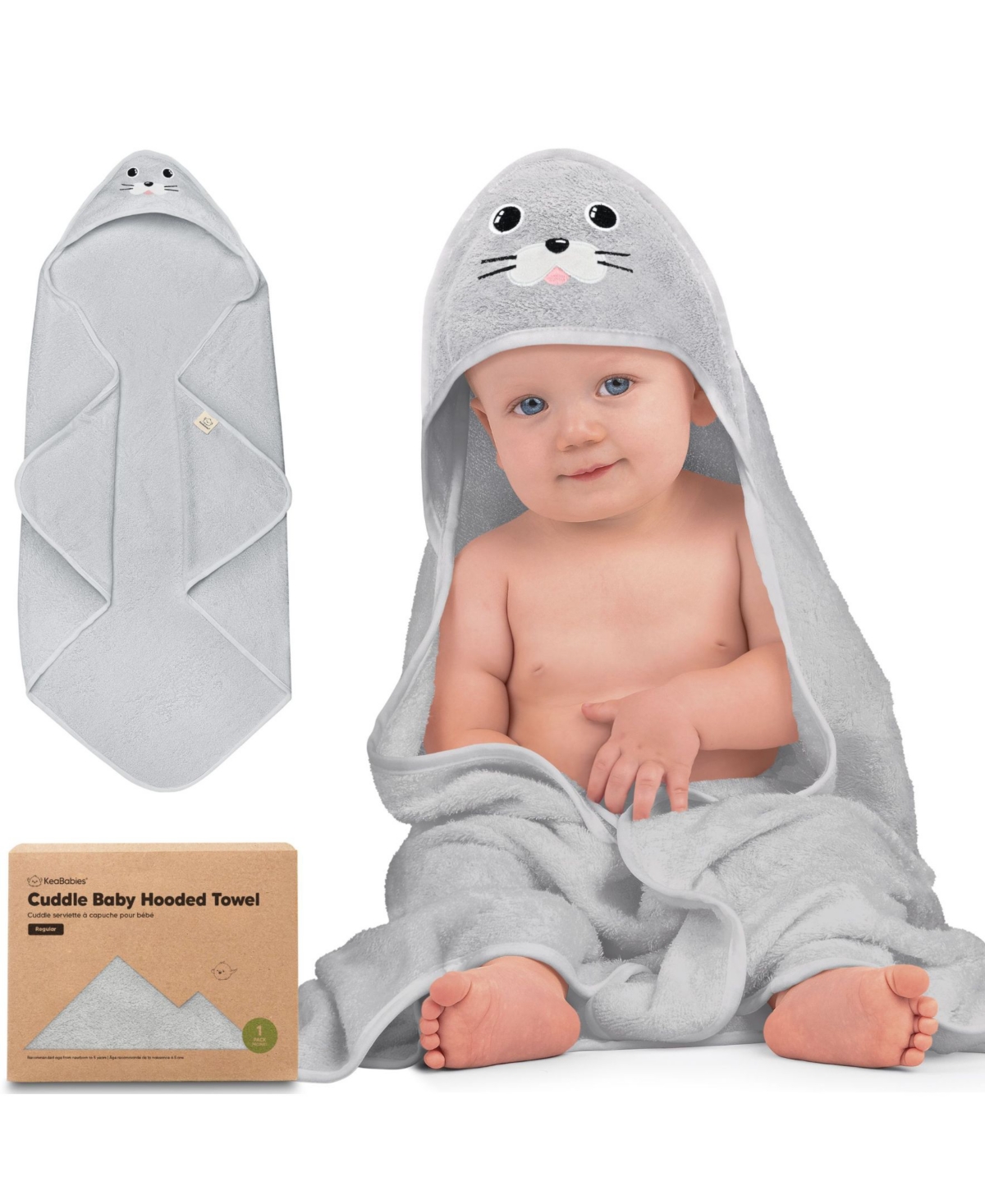 Click here for KeaBabies Cuddle Baby Hooded Towel  Baby Bath Towe... prices