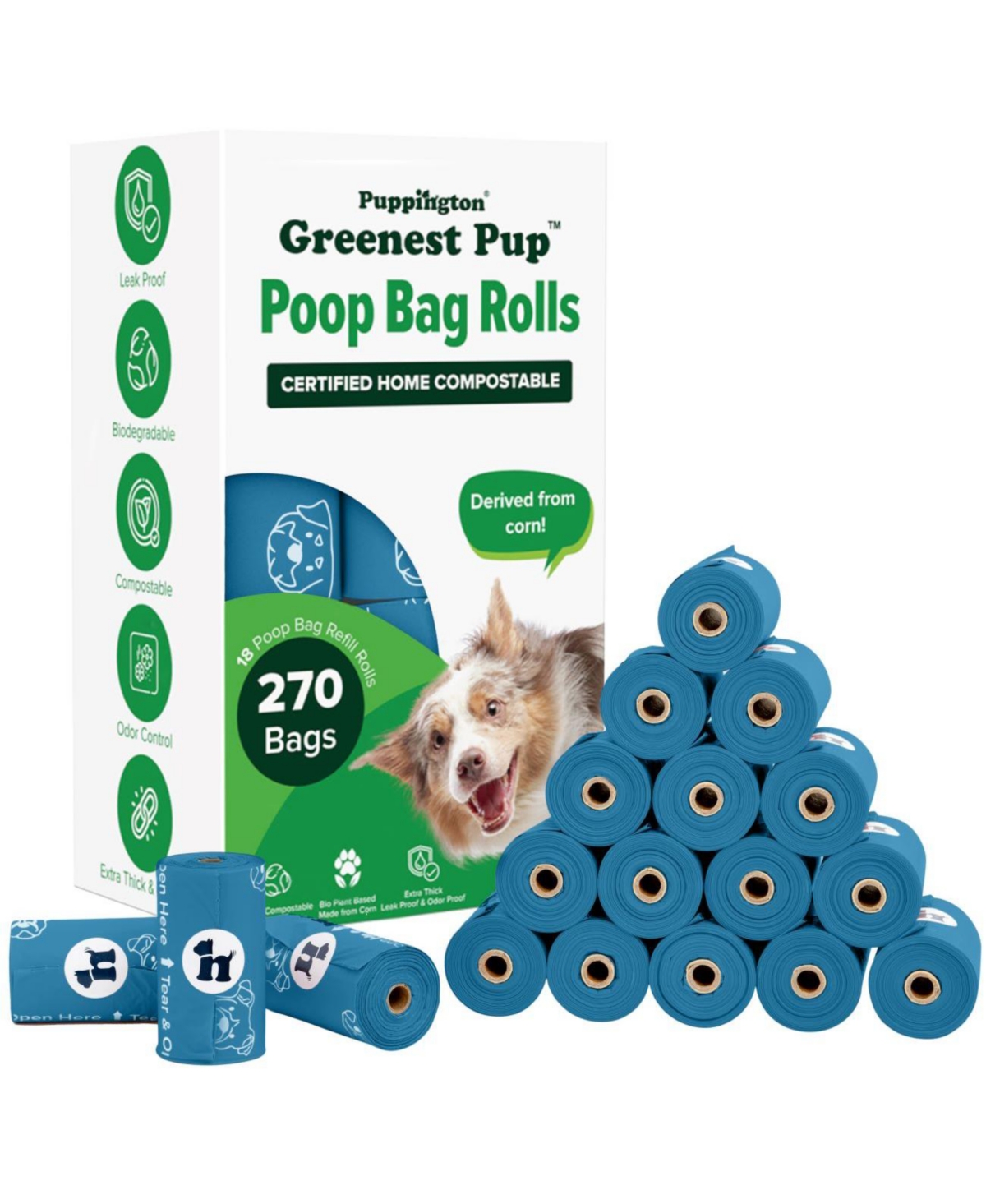 Click here for Compo Dog Poop Bags  270 Bags  Lagoon Teal - Lagoo... prices