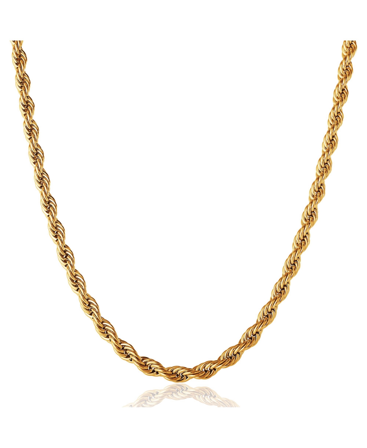 Click here for Lucky Brand Mens Gold-Tone Rope Chain Necklace - 2... prices