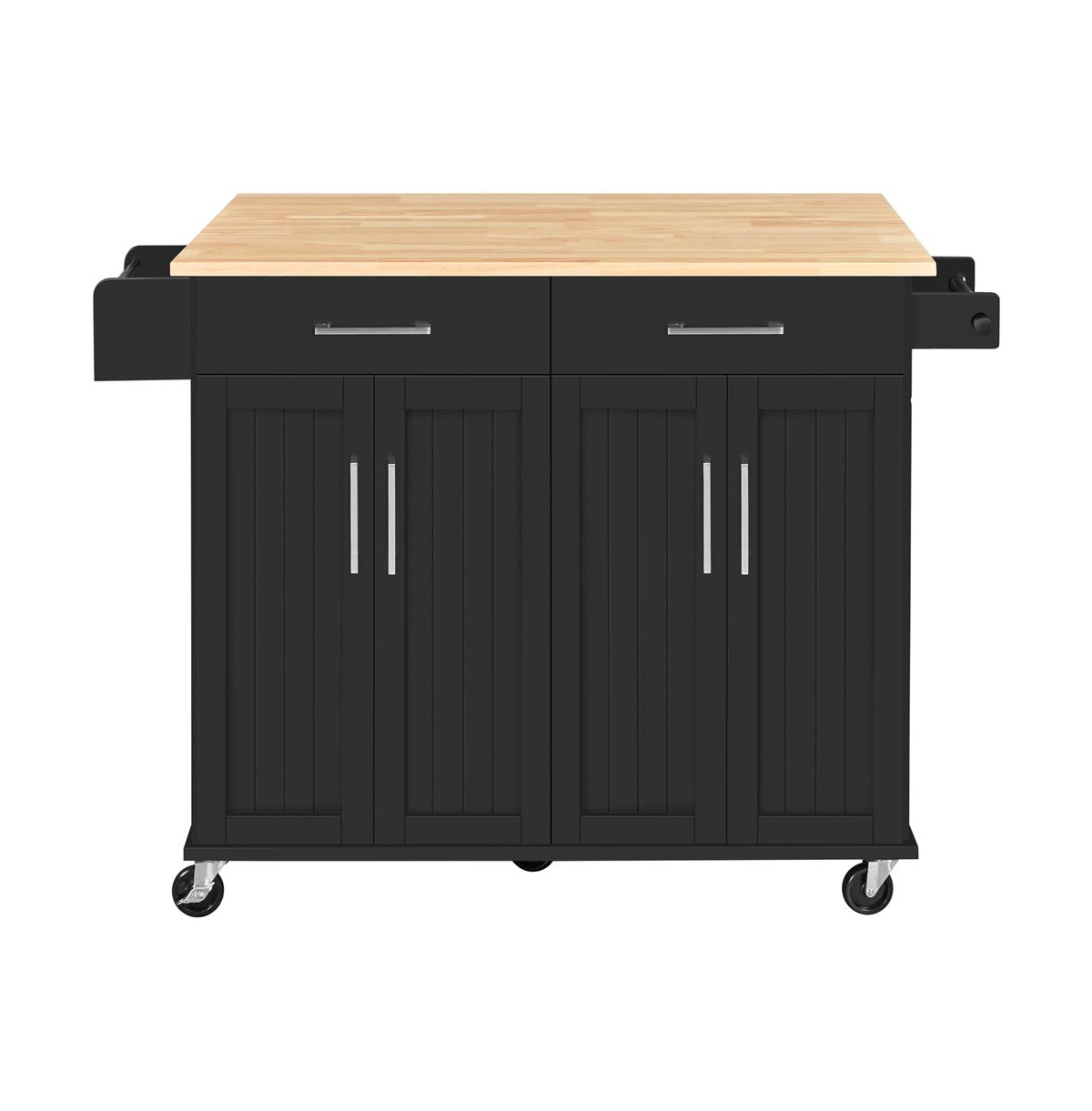 Click here for 36” H Kitchen Island on Wheels with Solid W... prices