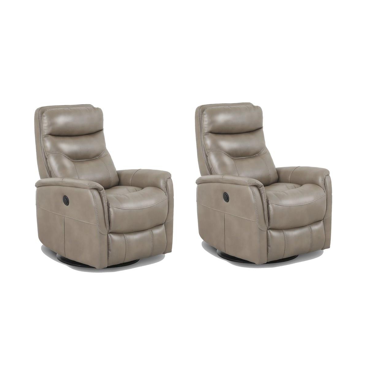 Click here for Parker Living Gemini - Linen Power Swivel Glider R... prices
