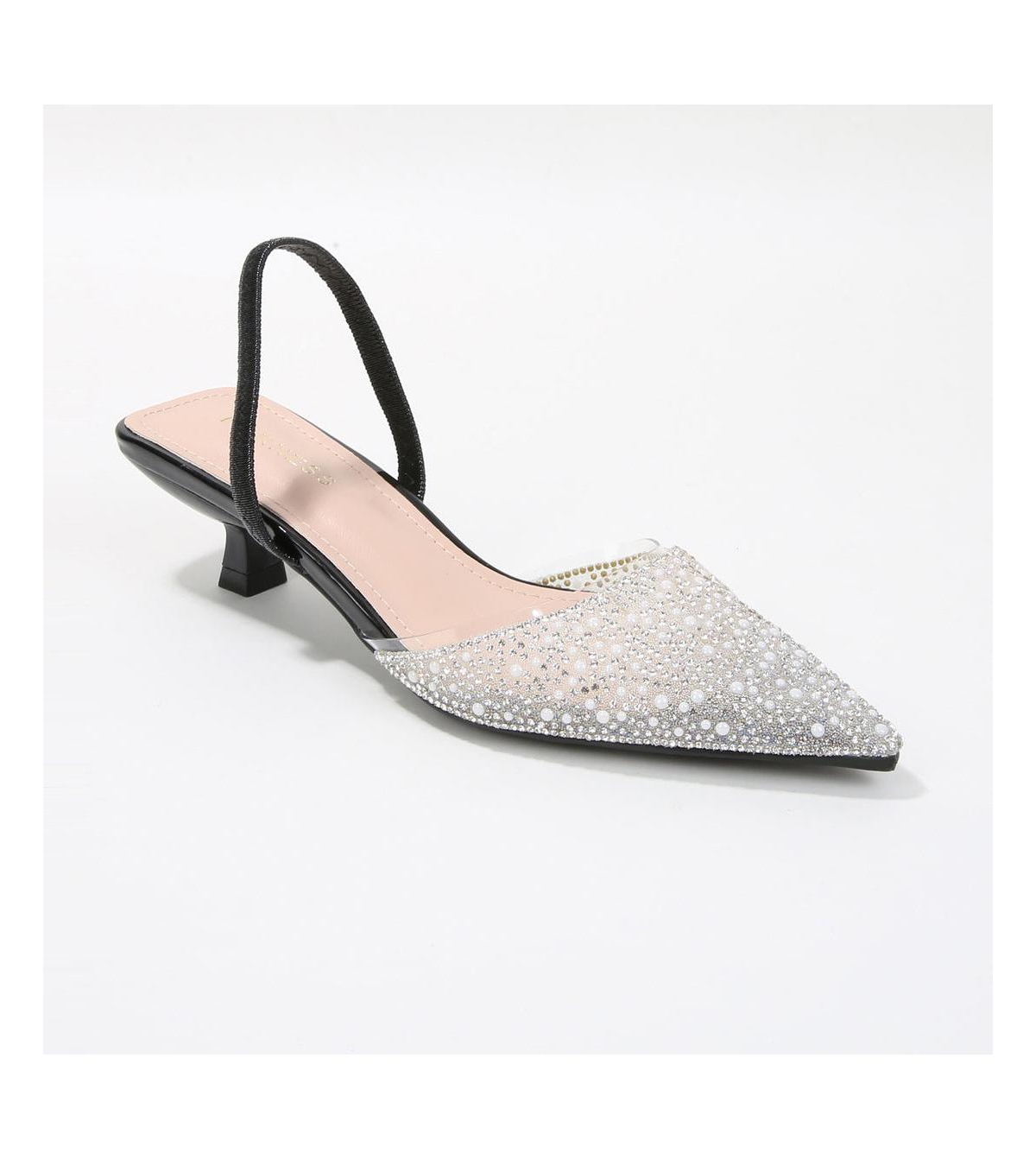 Click here for Berness Mara Slingback with Pearls and Rhinestones... prices