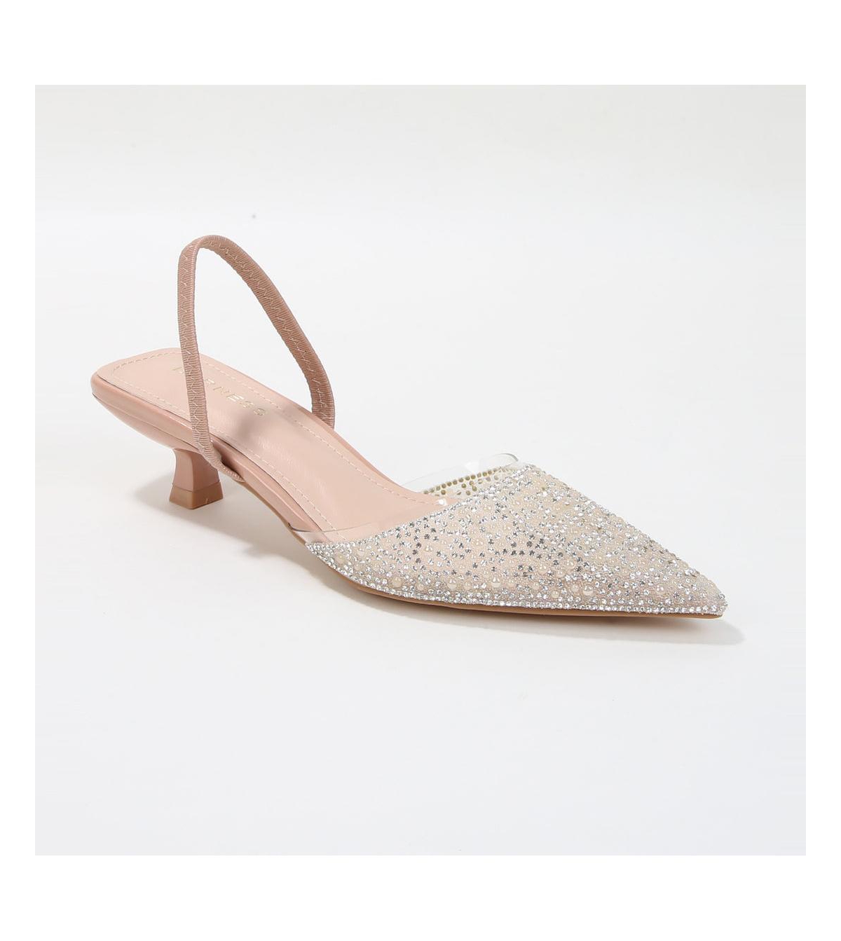 Click here for Berness Mara Slingback with Pearls and Rhinestones... prices