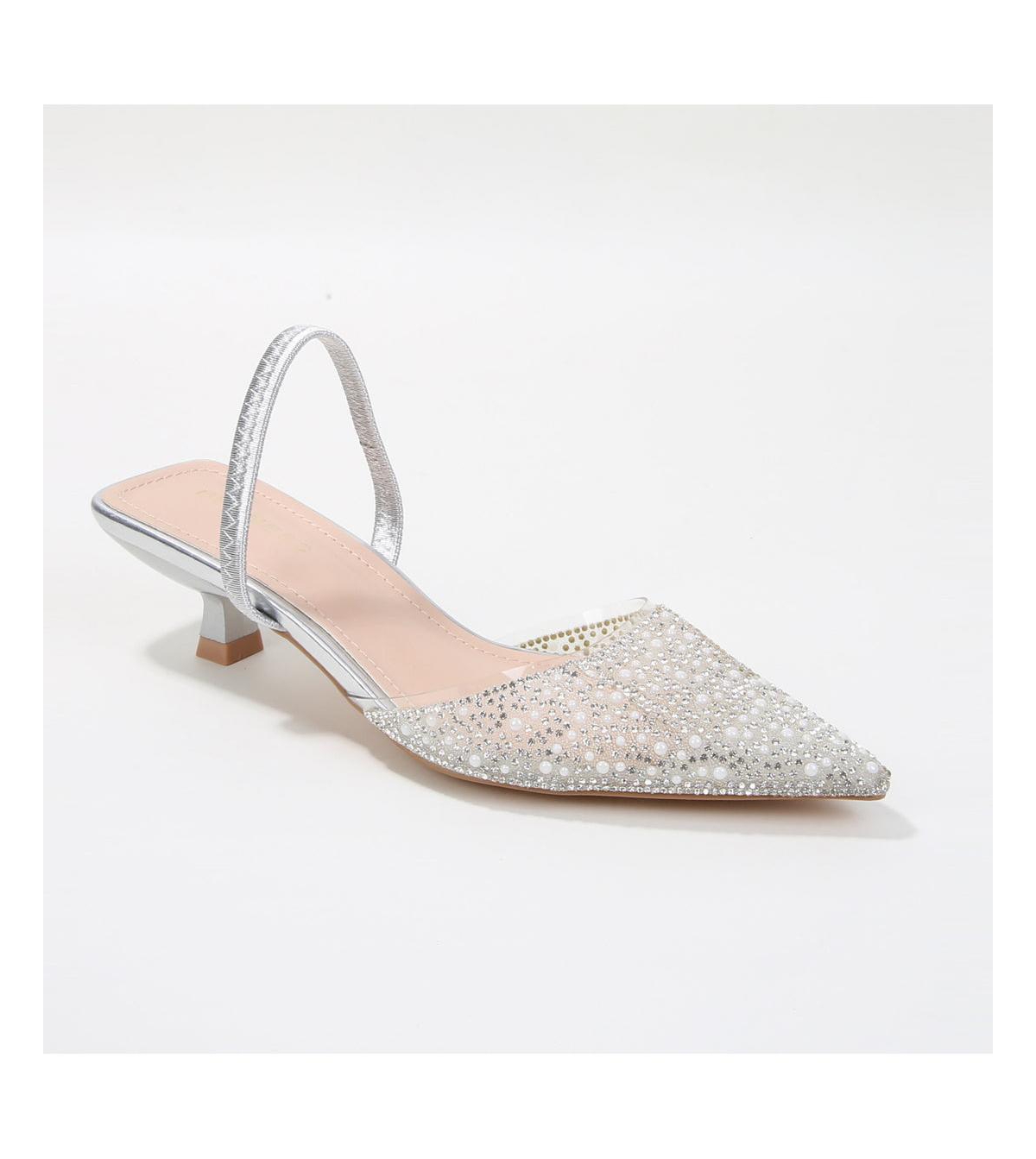 Click here for Berness Mara Slingback with Pearls and Rhinestones... prices