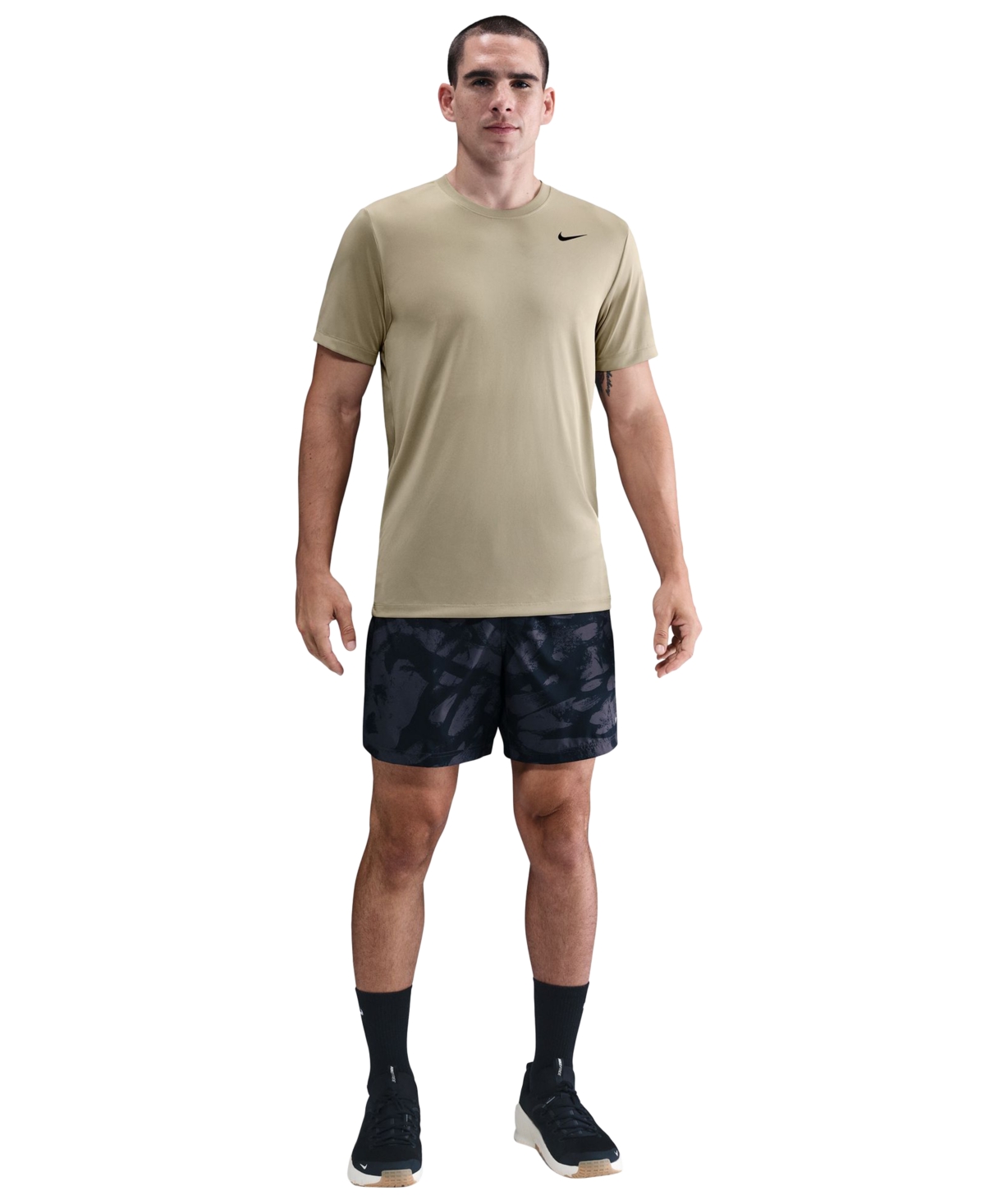 Click here for Nike Mens Dri-fit Legend Fitness T-Shirt - Desert... prices