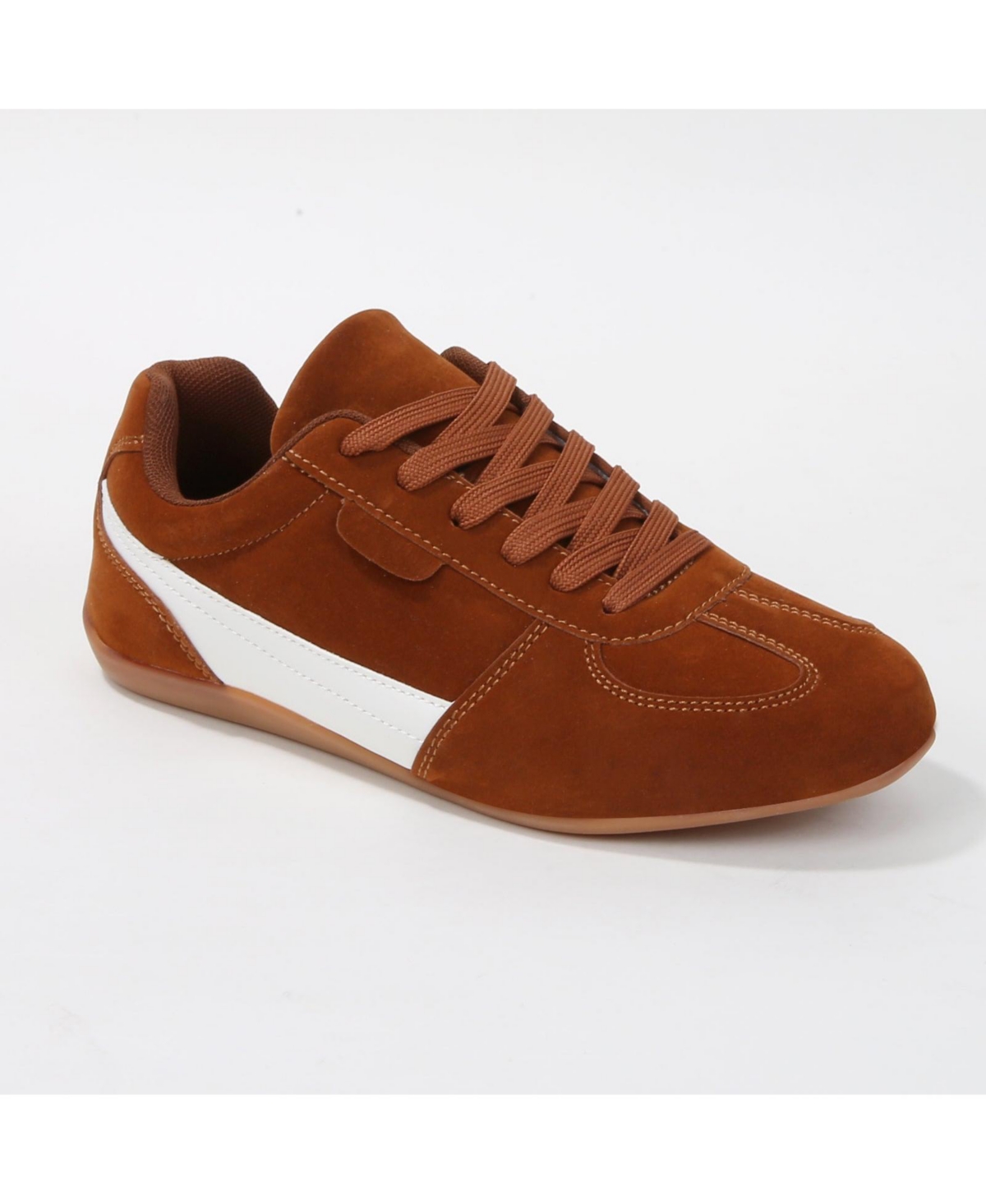 Click here for Berness Luno Gum Sole Sneaker - Brown prices