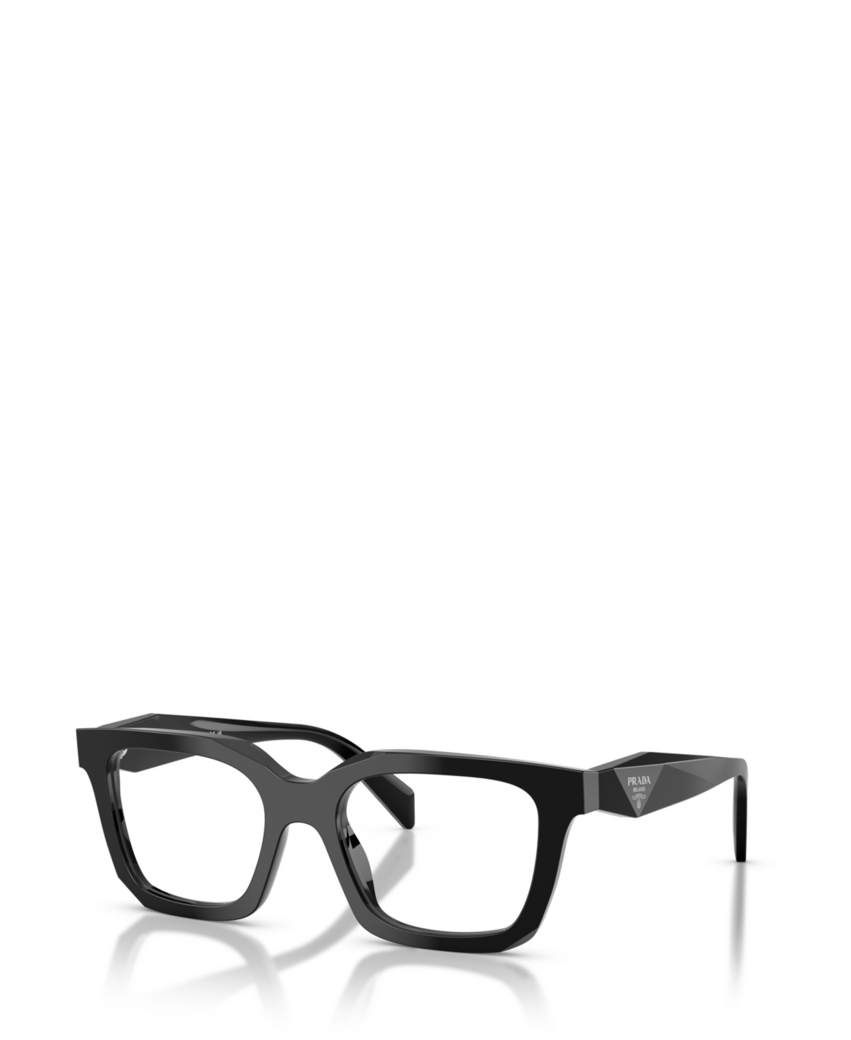 Click here for Prada Womens Irregular Eyeglasses  Pr C08V - Black prices