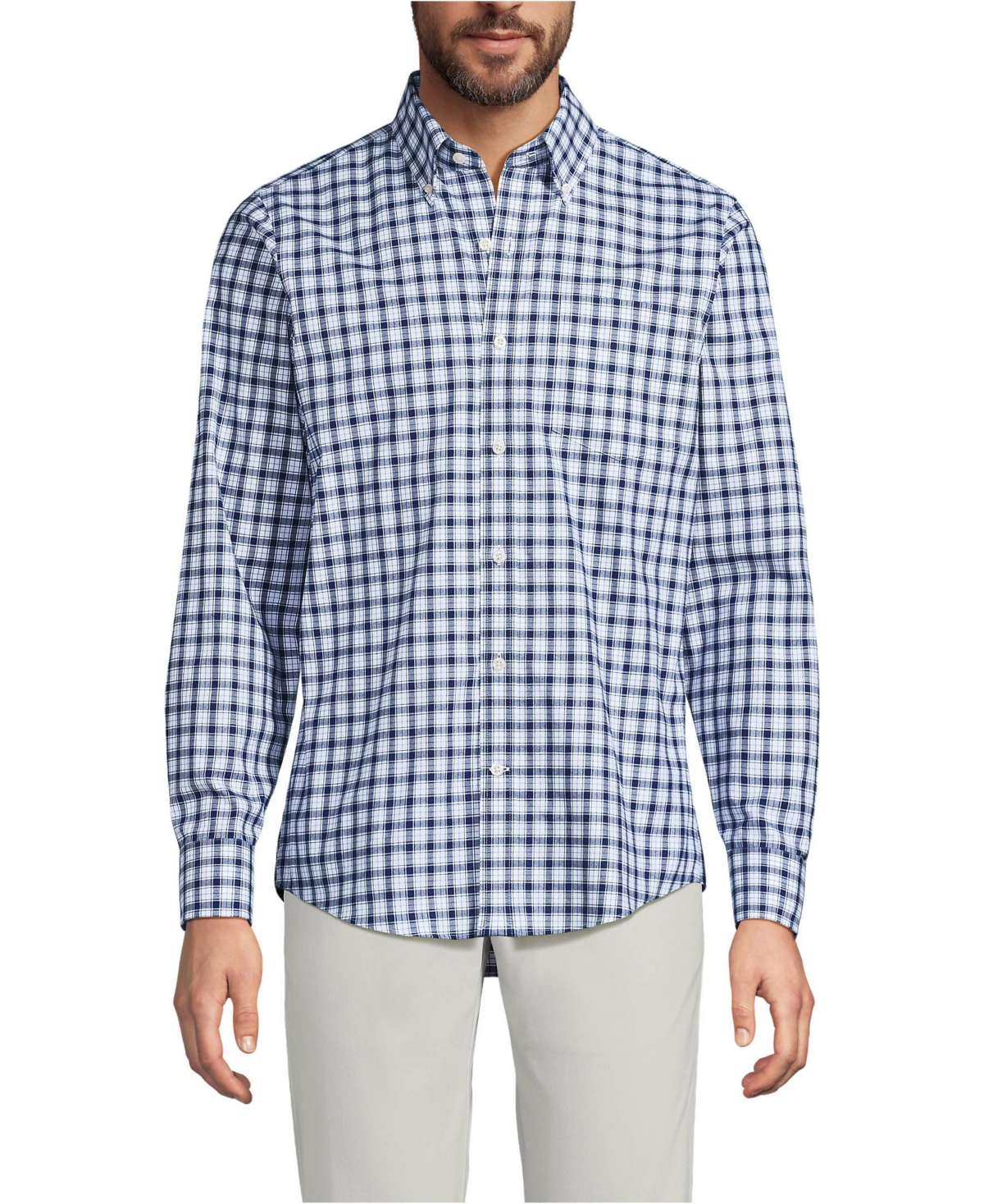 Click here for Lands End Mens Traditional Fit No Iron Twill Shirt... prices