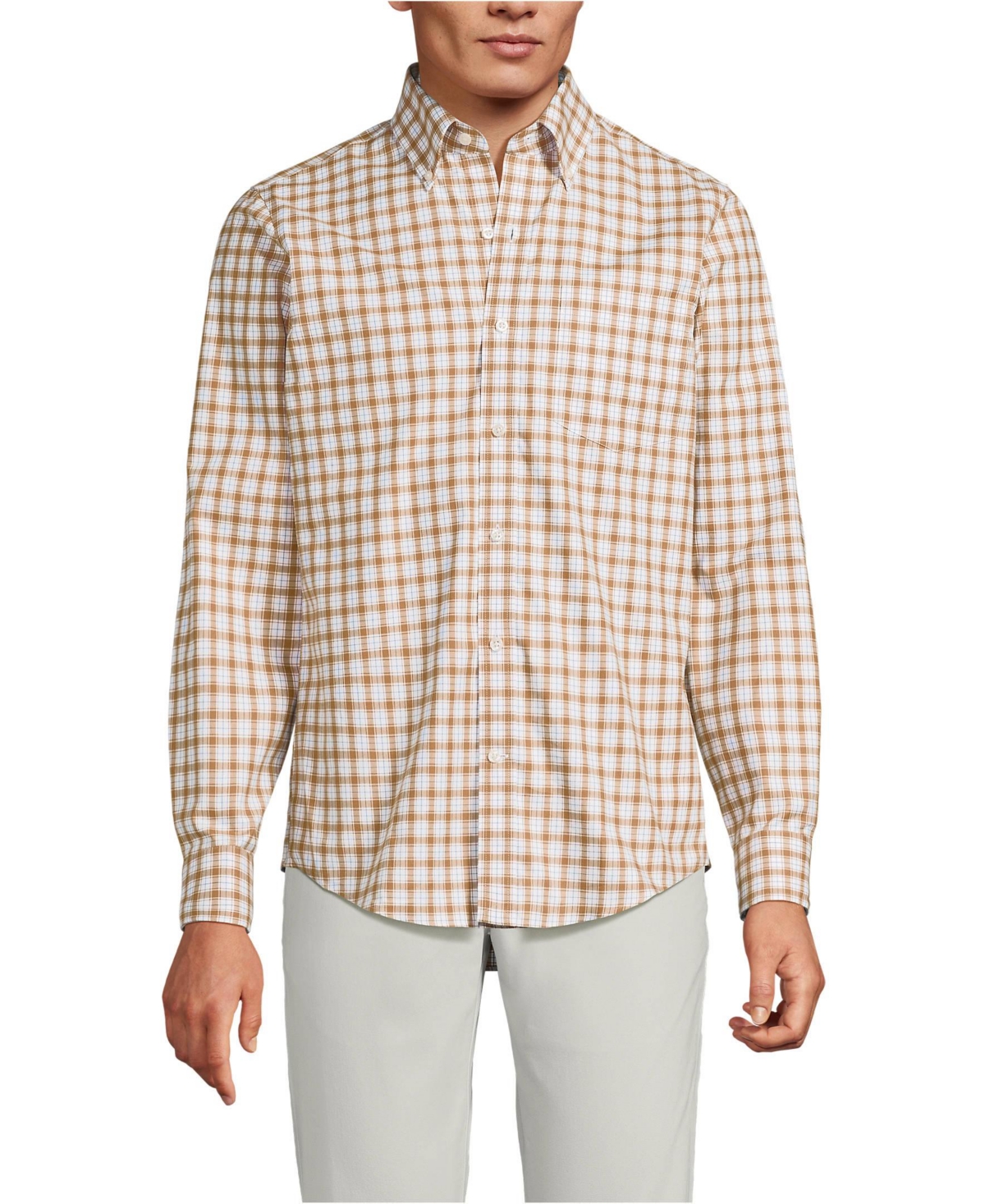 Click here for Lands End Mens Traditional Fit No Iron Twill Shirt... prices