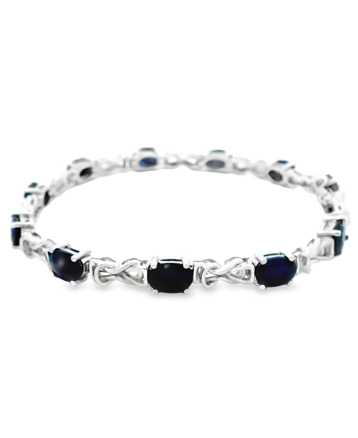 Click here for Macys Oval Sapphire (11 ct. t.w.) and Diamond Brac... prices